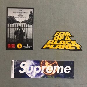 Supreme | Other | Public Enemy Sticker Set | Poshmark